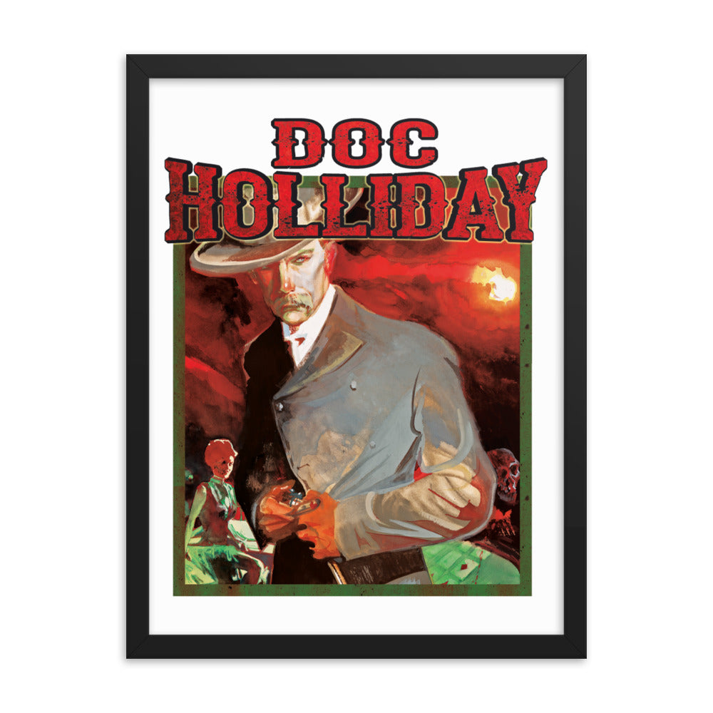 Doc Holliday Book Cover - Matte Paper Poster (Framed) – True West ...